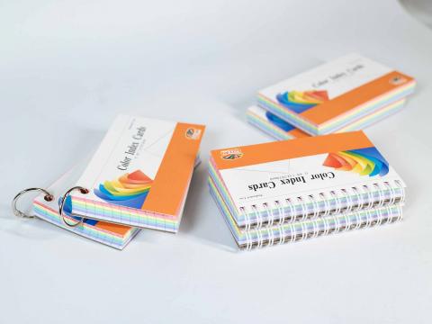 Index cards with lines
